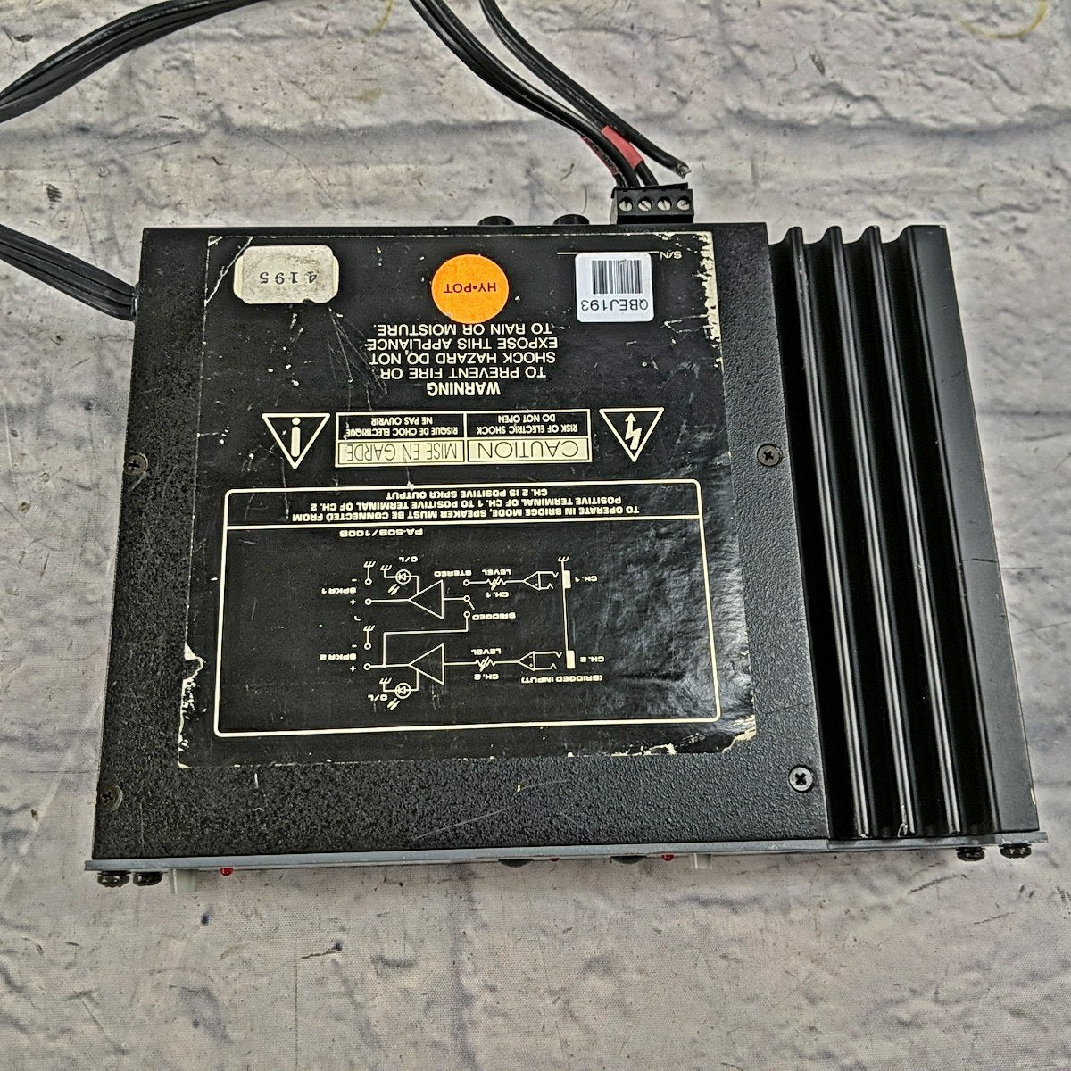 Stewart Electronics PA50B 250 Watt Portable Power Amp - Evolution Music