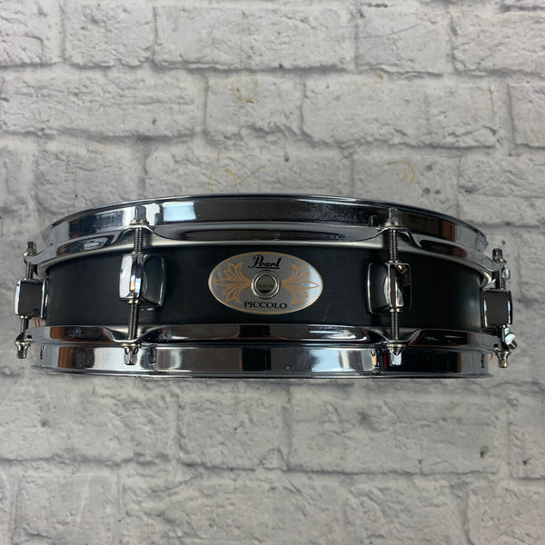 Pearl 13 x 3 Piccolo Snare Drum - Black - Evolution Music
