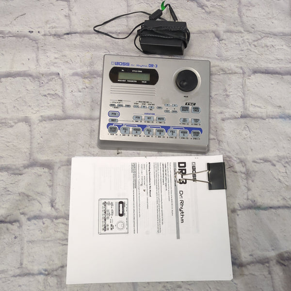 Boss DR-3 Dr Rhythm Drum Machine with Manual - Evolution Music