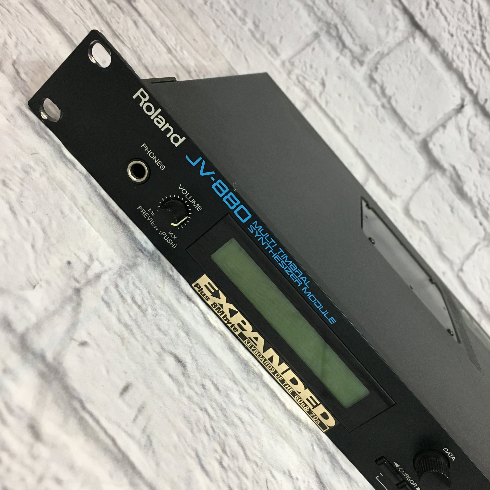 Roland JV-880 Rack Synth with Sounds of the 60s 70s Expansion Card ...