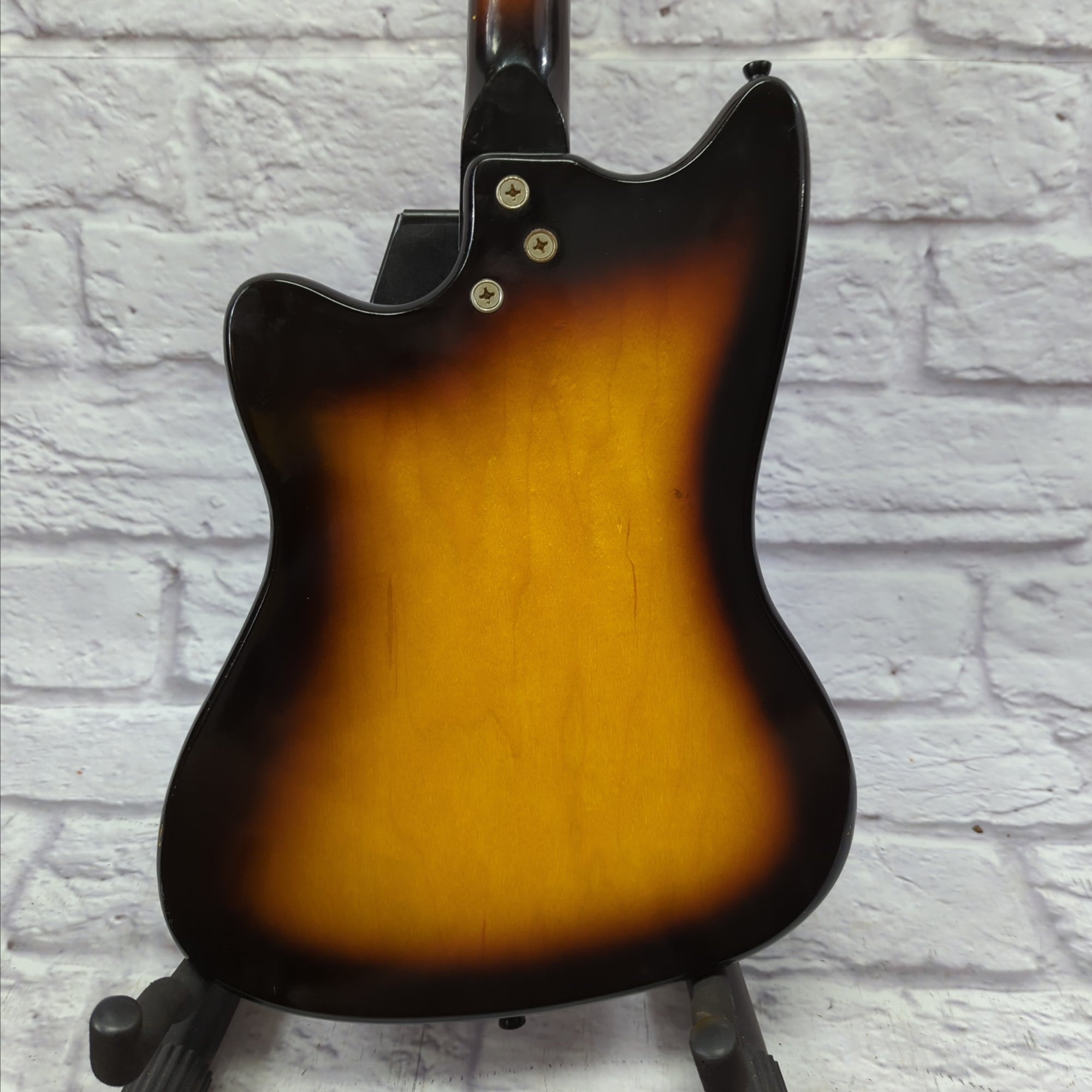 Vintage 1960s Harmony Bobcat Electric Guitar with Gold Foil Pickup and ...