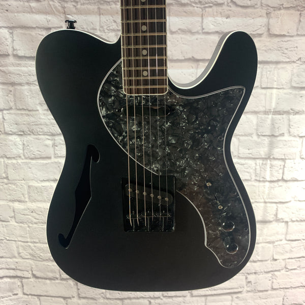 Firefly FFTH Thinline Telecaster Matte Black - Evolution Music