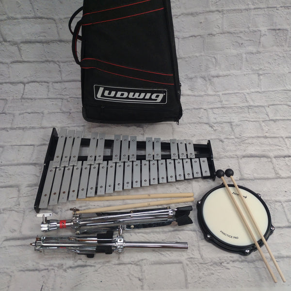 Ludwig Percussion Bell Set with Rolling Case - Evolution Music