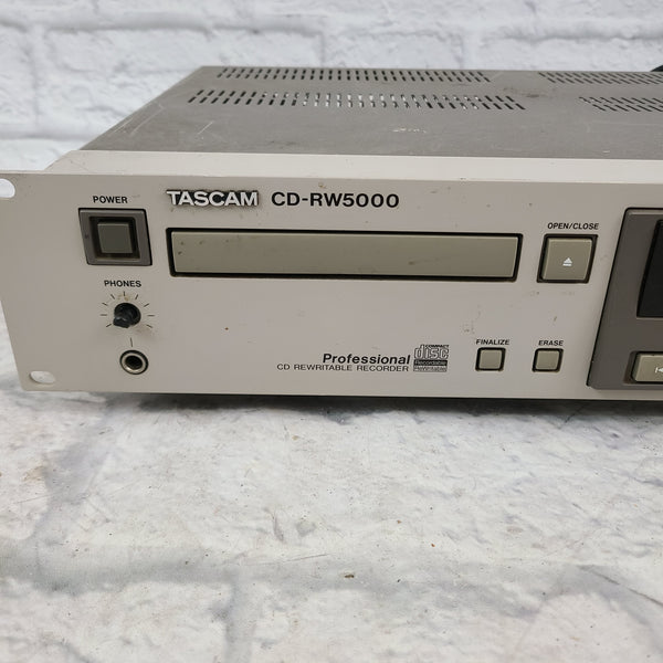 Tascam CD-RW5000 Rackmount Compact Disc Recorder - Evolution Music