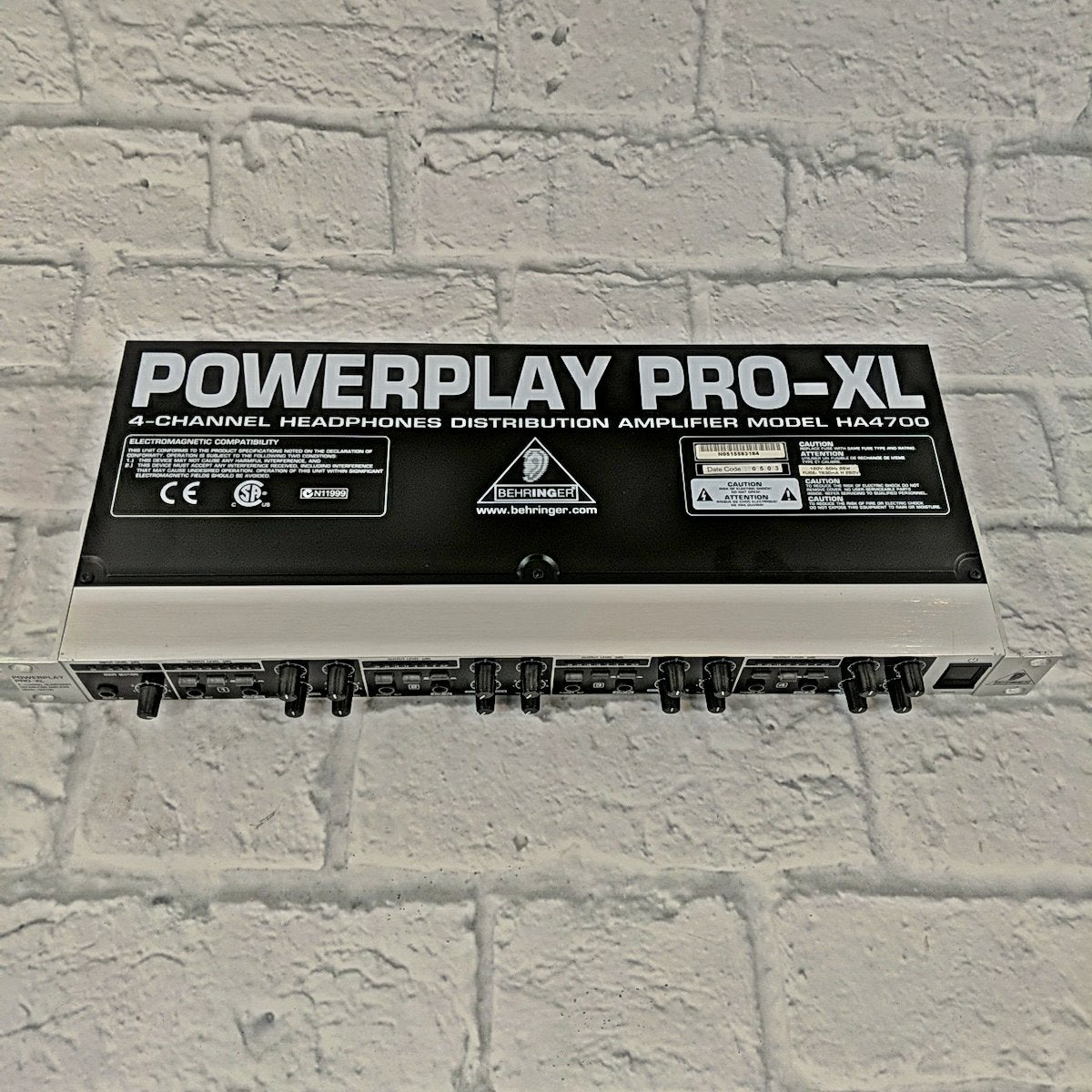 Behringer Powerplay Pro-XL HA4700 Headphone Amplifier - Evolution Music