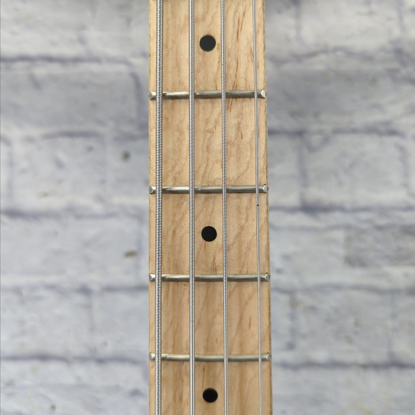 Pyle 4 String Bass Guitar w/ Built in Tuner - Silverburst - Evolution Music