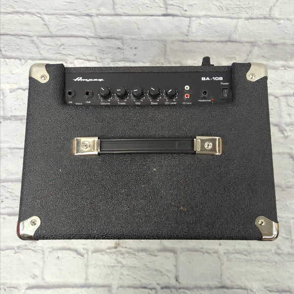 Ampeg BA-108 25-Watt 1x8" Bass Combo Amp - Evolution Music