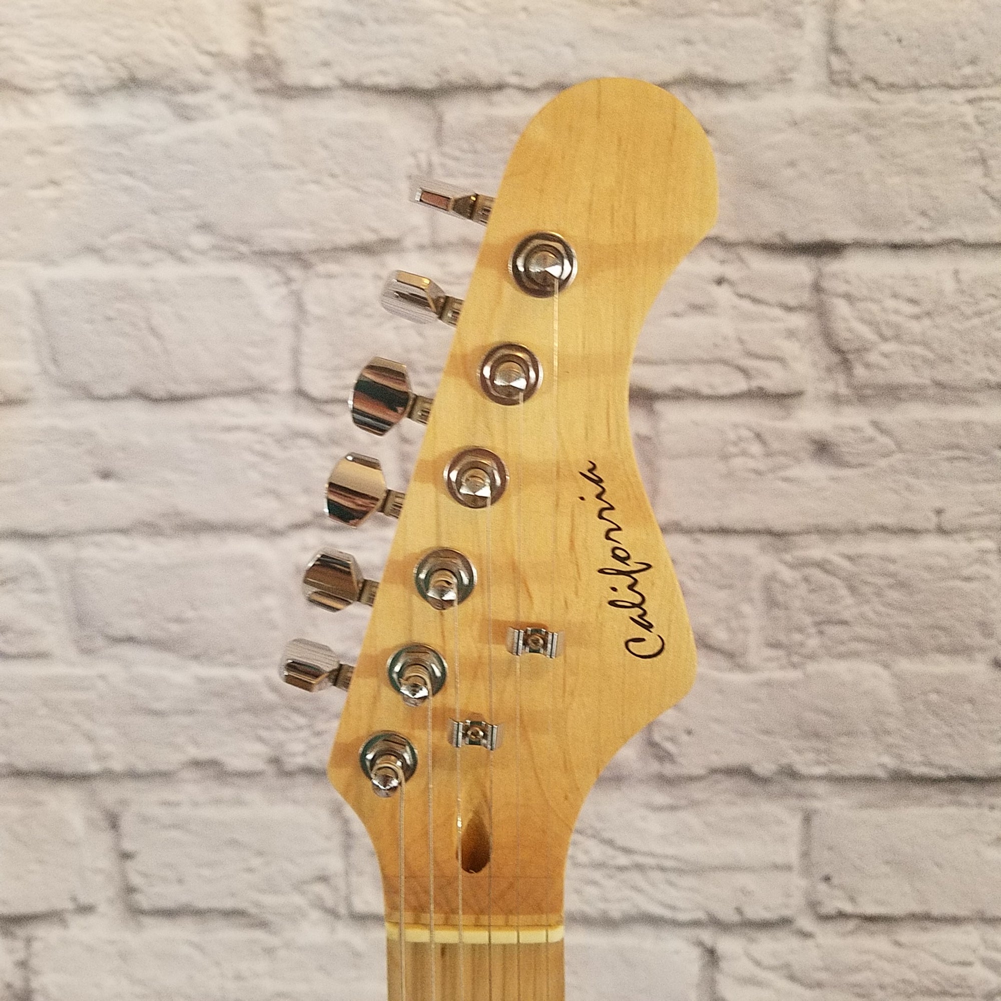 California Strat Style Electric Guitar - Blue - Evolution Music