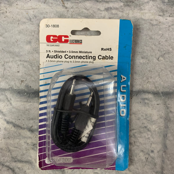 GC Electronics 30-1808 3.5mm Mono Cable - New Old Stock! - Evolution Music