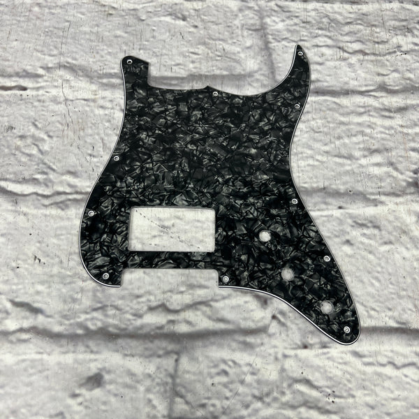 Warmoth Single Humbucker Stratocaster Pickguard - Black Diamond Pearl ...