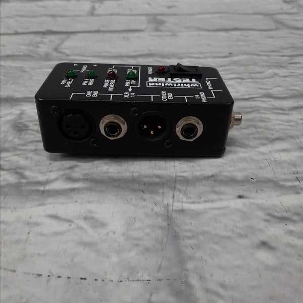 Whirlwind TESTER Audio Cable Tester for XLR, 1/4" and RCA Cables ...
