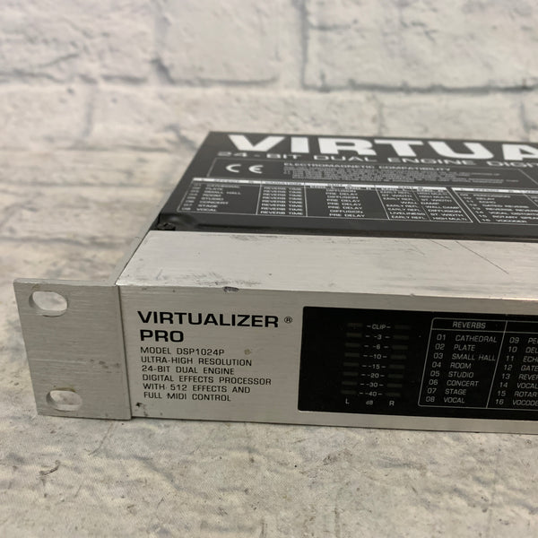 Behringer Dsp1024p Virtualizer Pro Multi Effects Unit Evolution Music