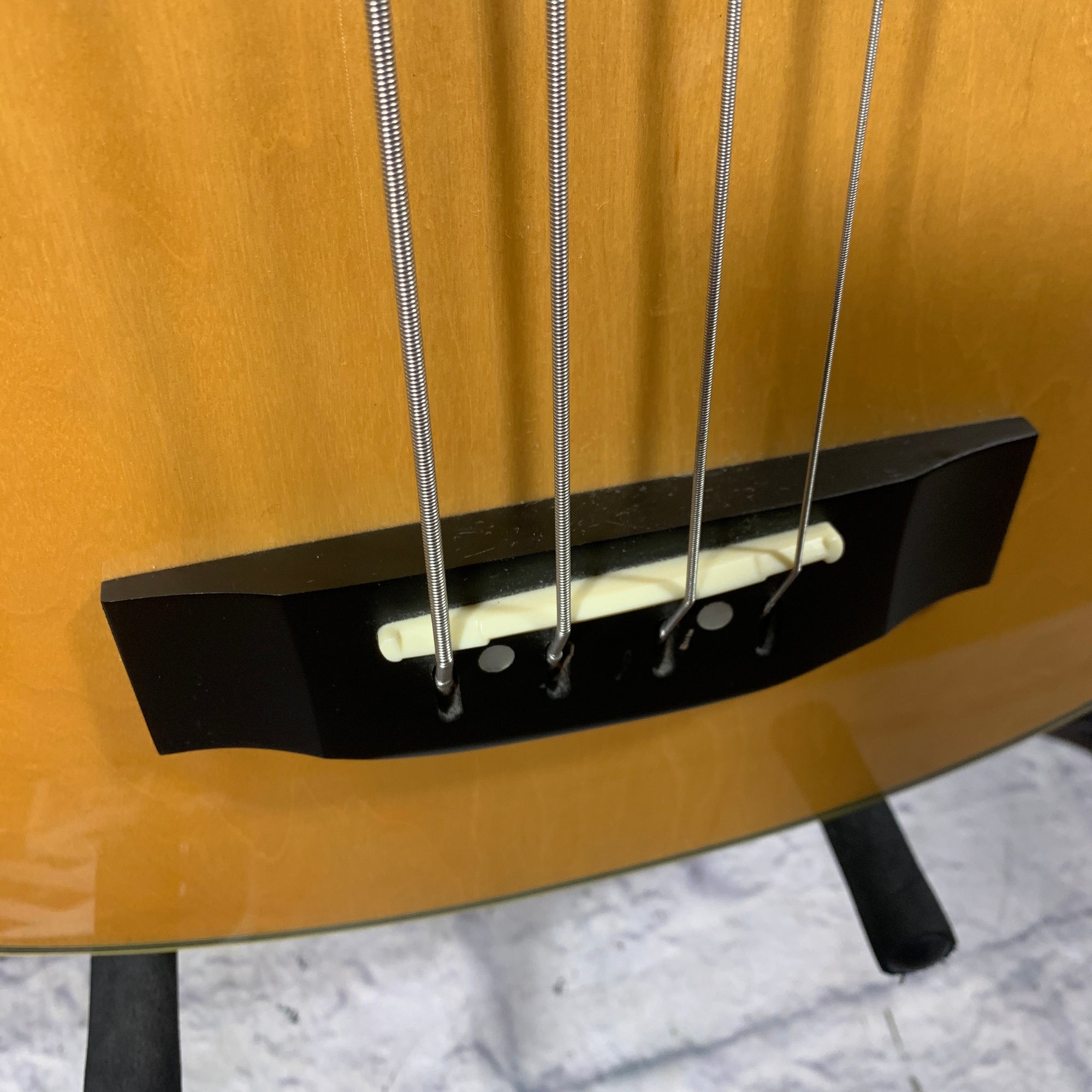 Samick HFB-590 Acoustic Electric Bass Guitar - Evolution Music