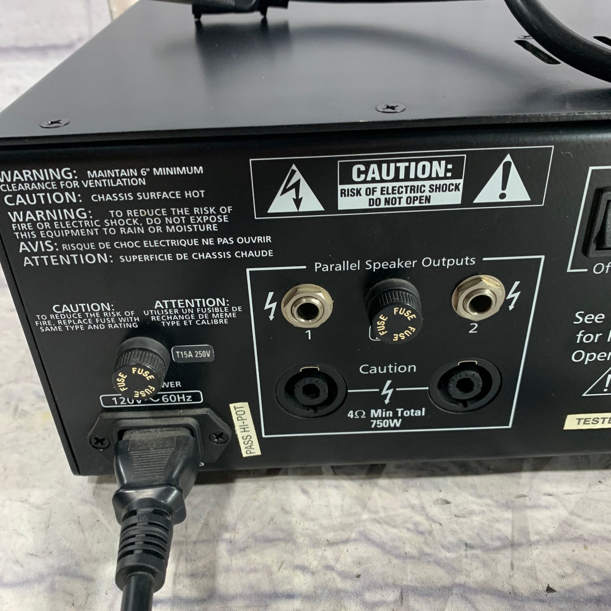 SWR Power 750 Power Amp - Evolution Music