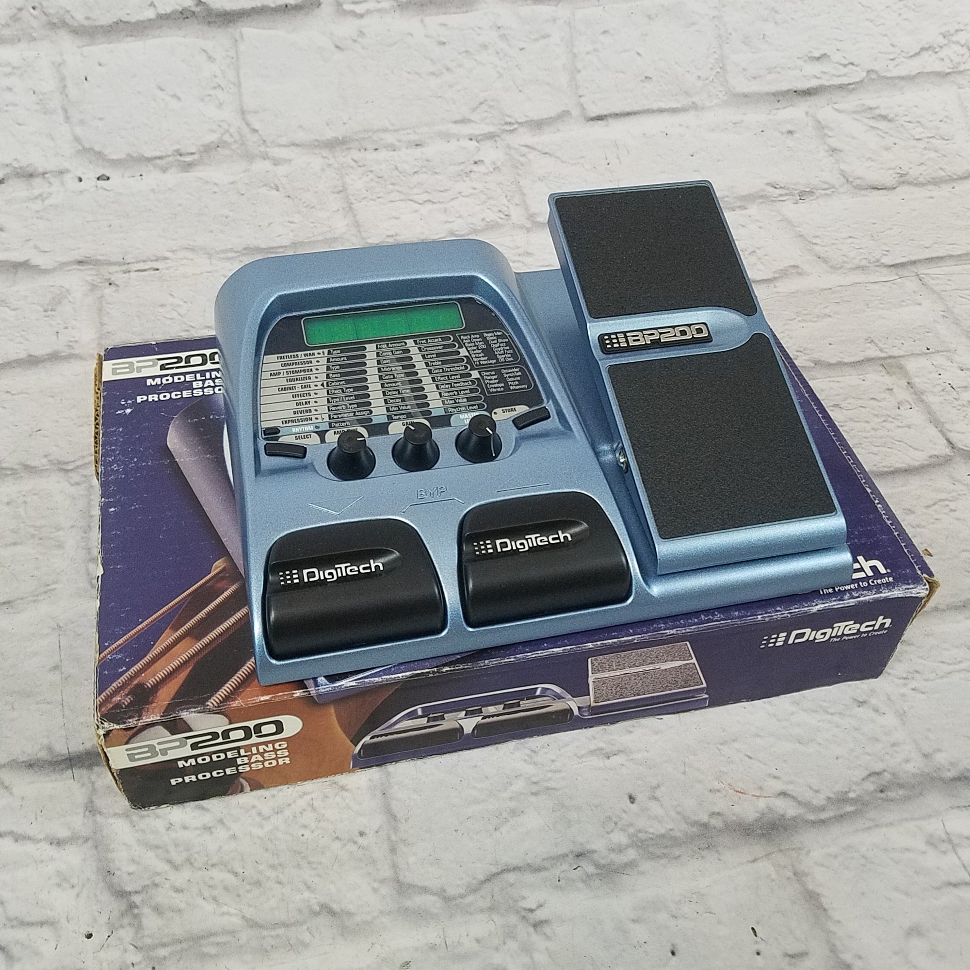 Digitech BP200 Modeling Bass Processor - New Old Stock! - Evolution Music
