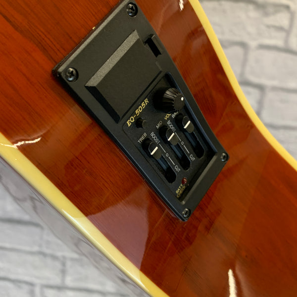 New York Pro NY-977 CE Acoustic Guitar Natural - Evolution Music