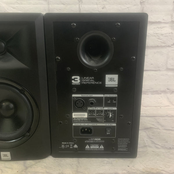 JBL 3 Series 305p MKII Studio Monitor Pair - Evolution Music