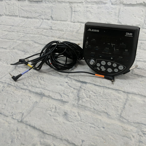 Alesis DM6 Electronic Drum Module with Cables - Evolution Music