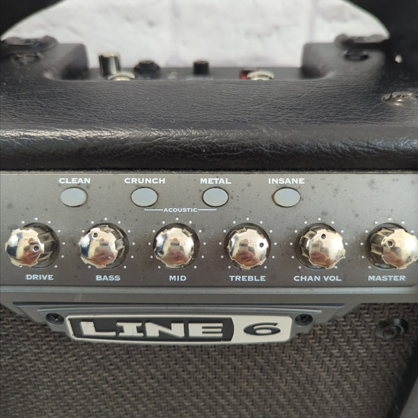 Line 6 Micro Spider 6-Watt 1x6.5" Digital Modeling Guitar Practice Amp ...