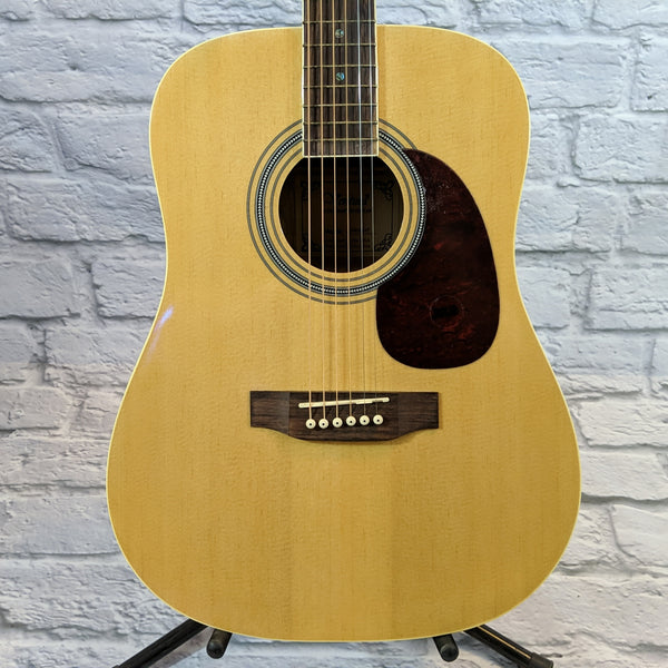 Ventura Vwd5nat Acoustic Guitar With Solid Top Evolution Music