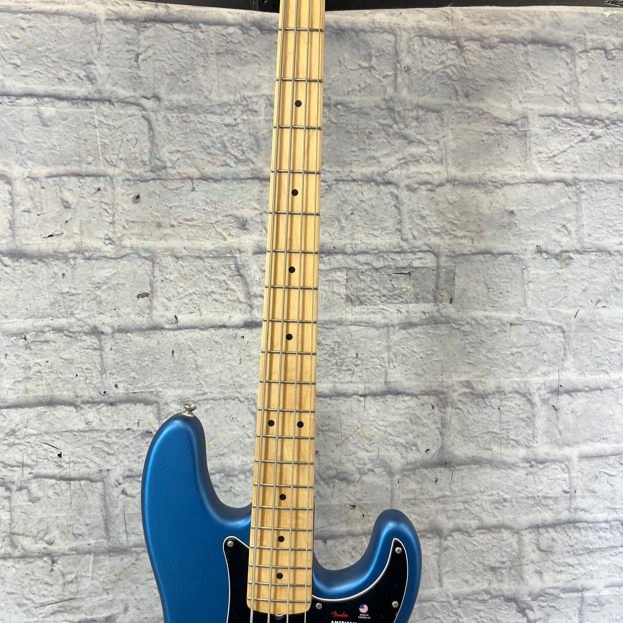 Fender American Performer Precision Bass 4 String Satin Lake Placid Bl ...