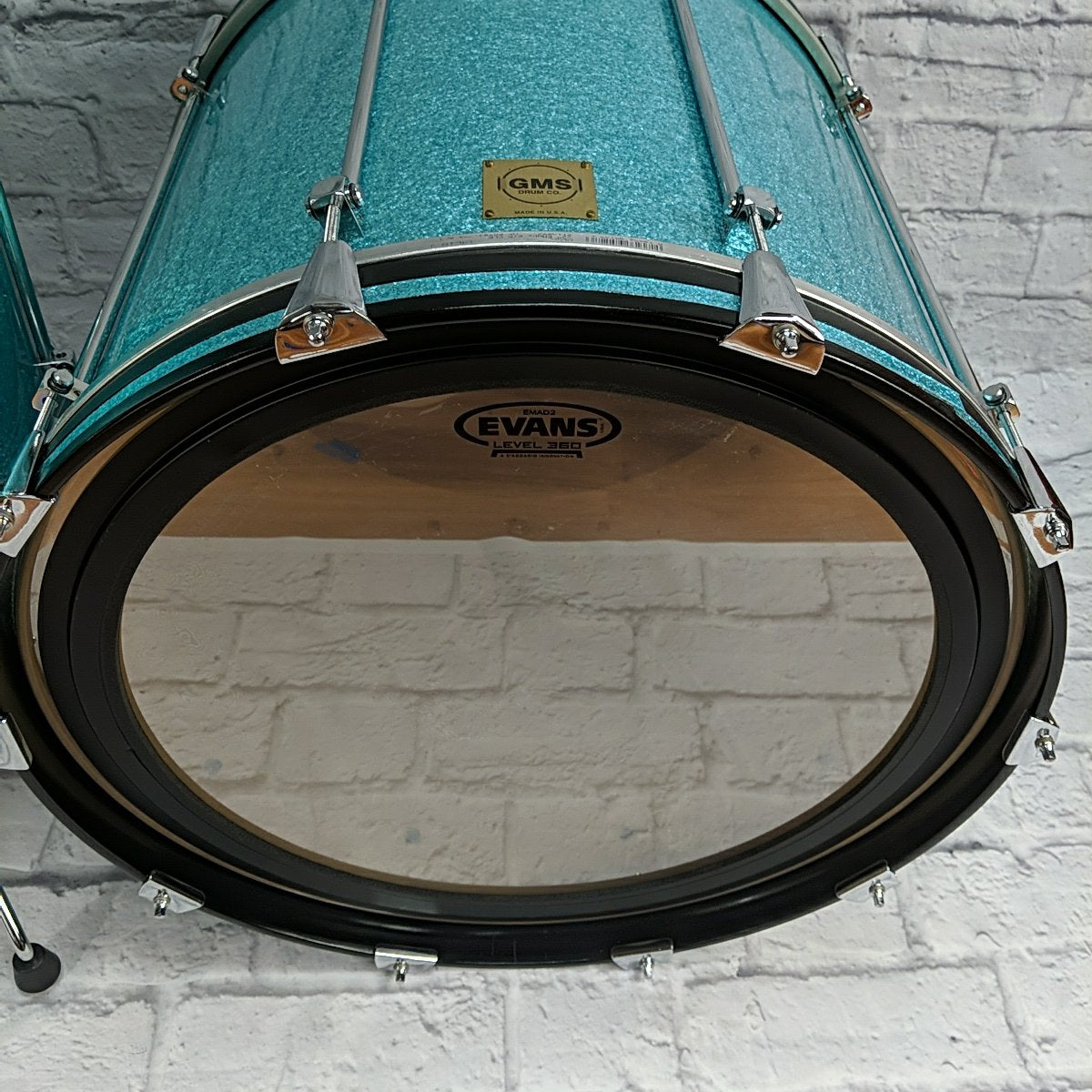 GMS Grand Master Series Turquoise Sparkle Drum Kit - Evolution Music