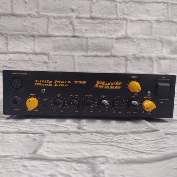 MarkBass Little Mark 250 Black Line Bass Head Bass Head - Evolution Music