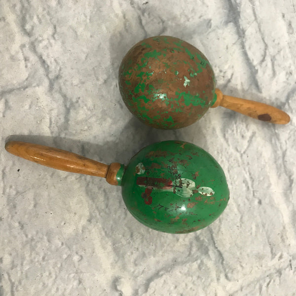 Unknown Green Maraca Shaker Set - Evolution Music