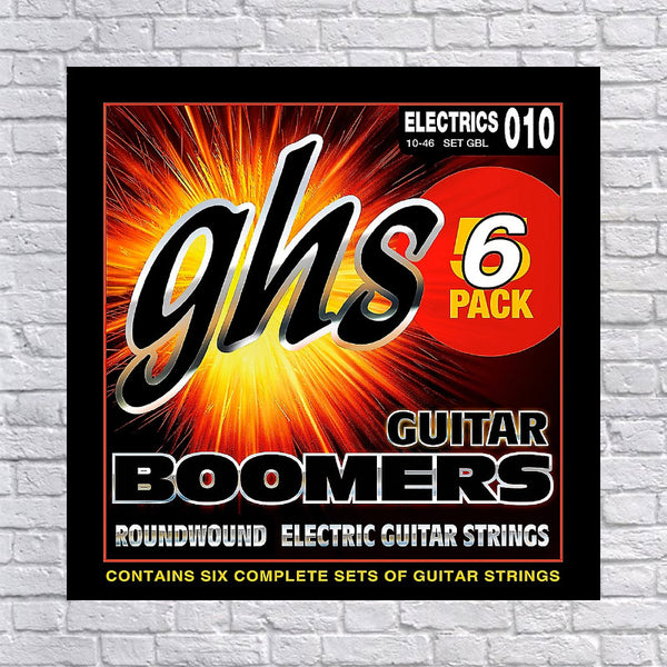 GHS Boomers 10-46 Roundwound Electric Guitar Strings - Evolution Music