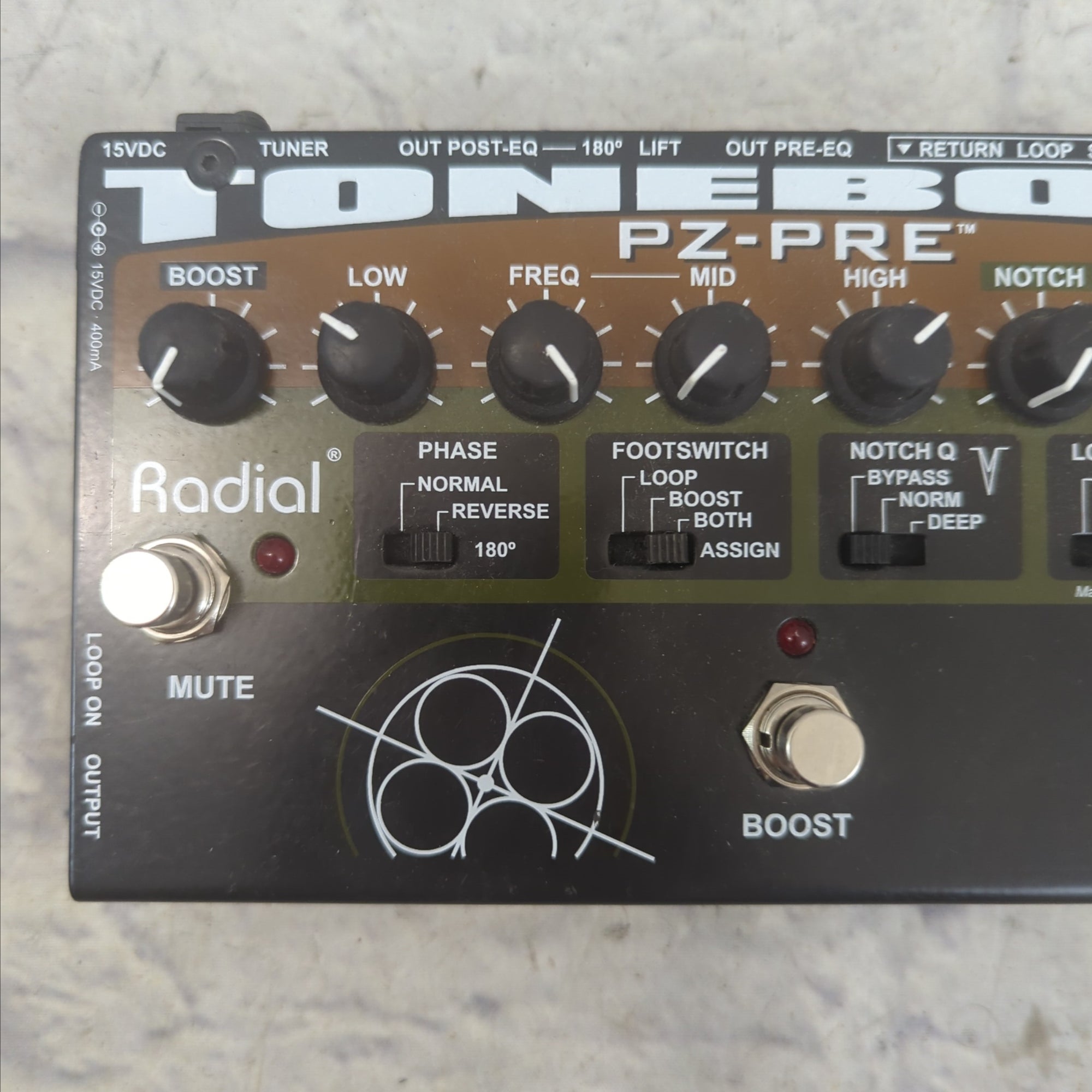 Radial Tonebone PZ-Pre Acoustic Effects Pedal - Evolution Music