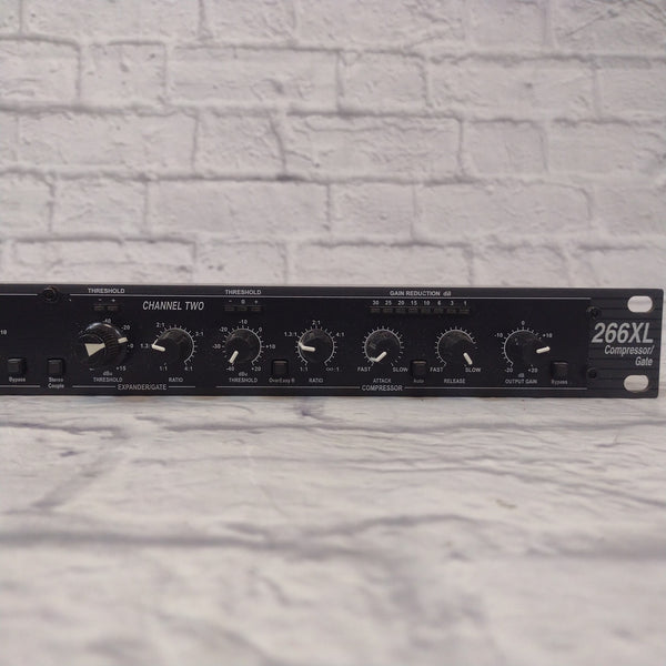 DBX 266XL Stereo Rack Compressor Limiter - Evolution Music