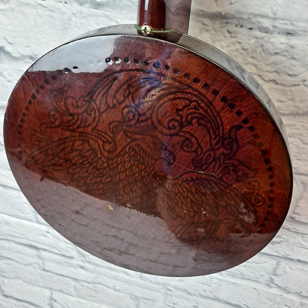 Kay 5-String Closed Back Eagle Carving Banjo - Evolution Music