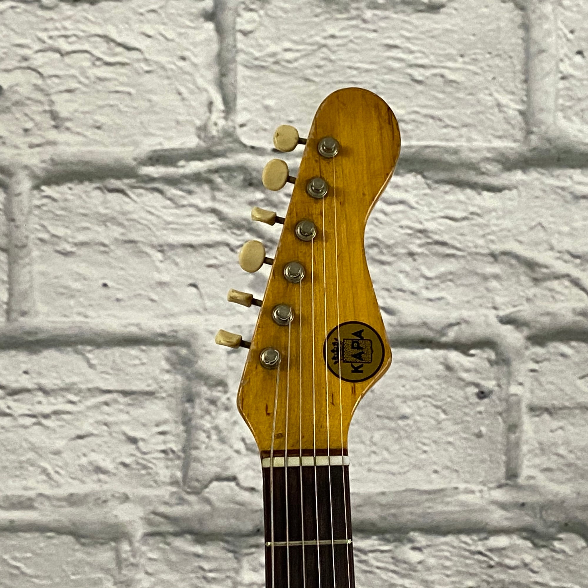 Vintage Kapa Challenger Solid Body Electric Guitar - Natural ...