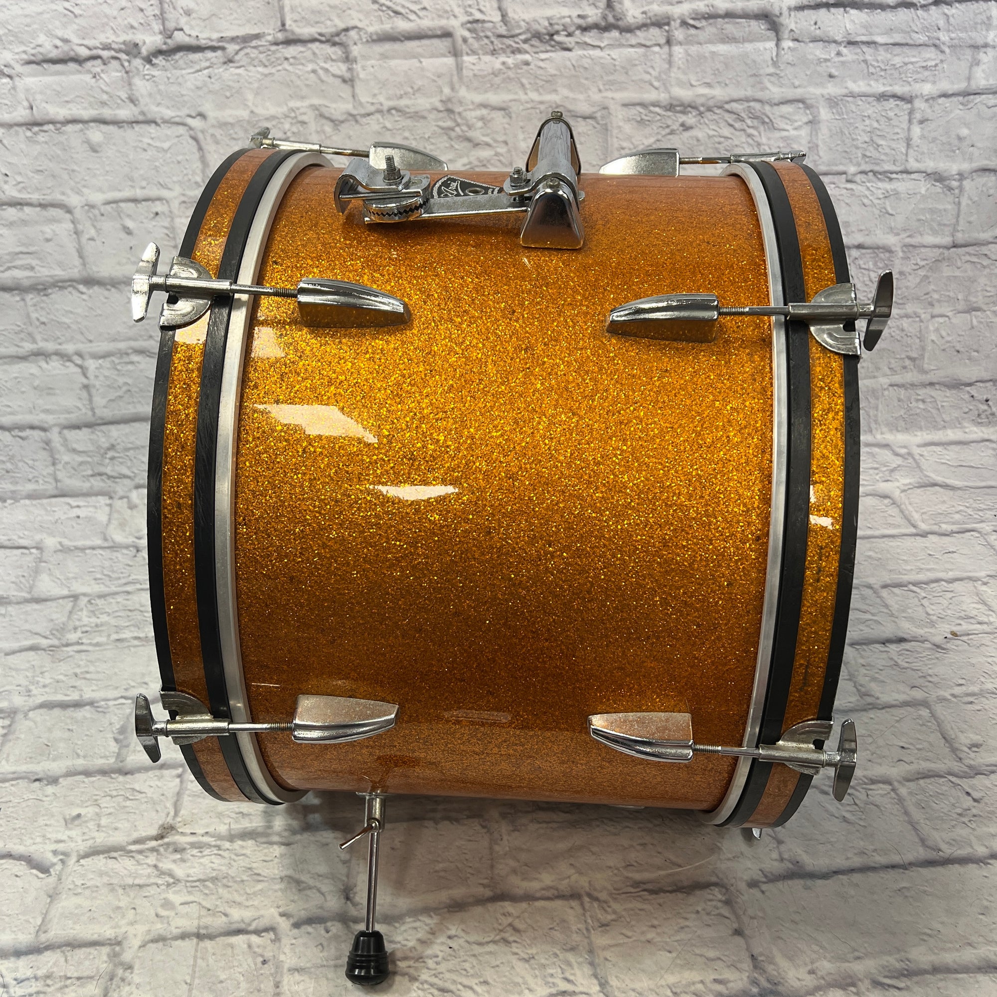 Arai 3pc 1970s Japanese Gold Sparkle Drum Set - Evolution Music