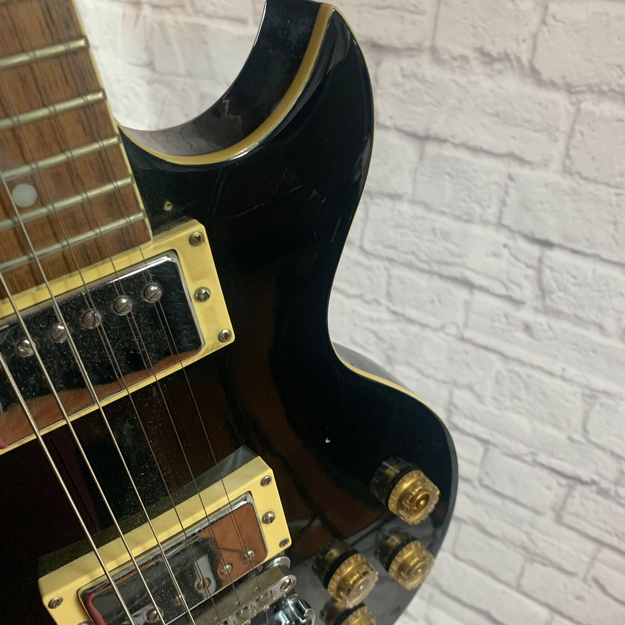 Austin LP Style Single Cut Electric Guitar Black - Evolution Music