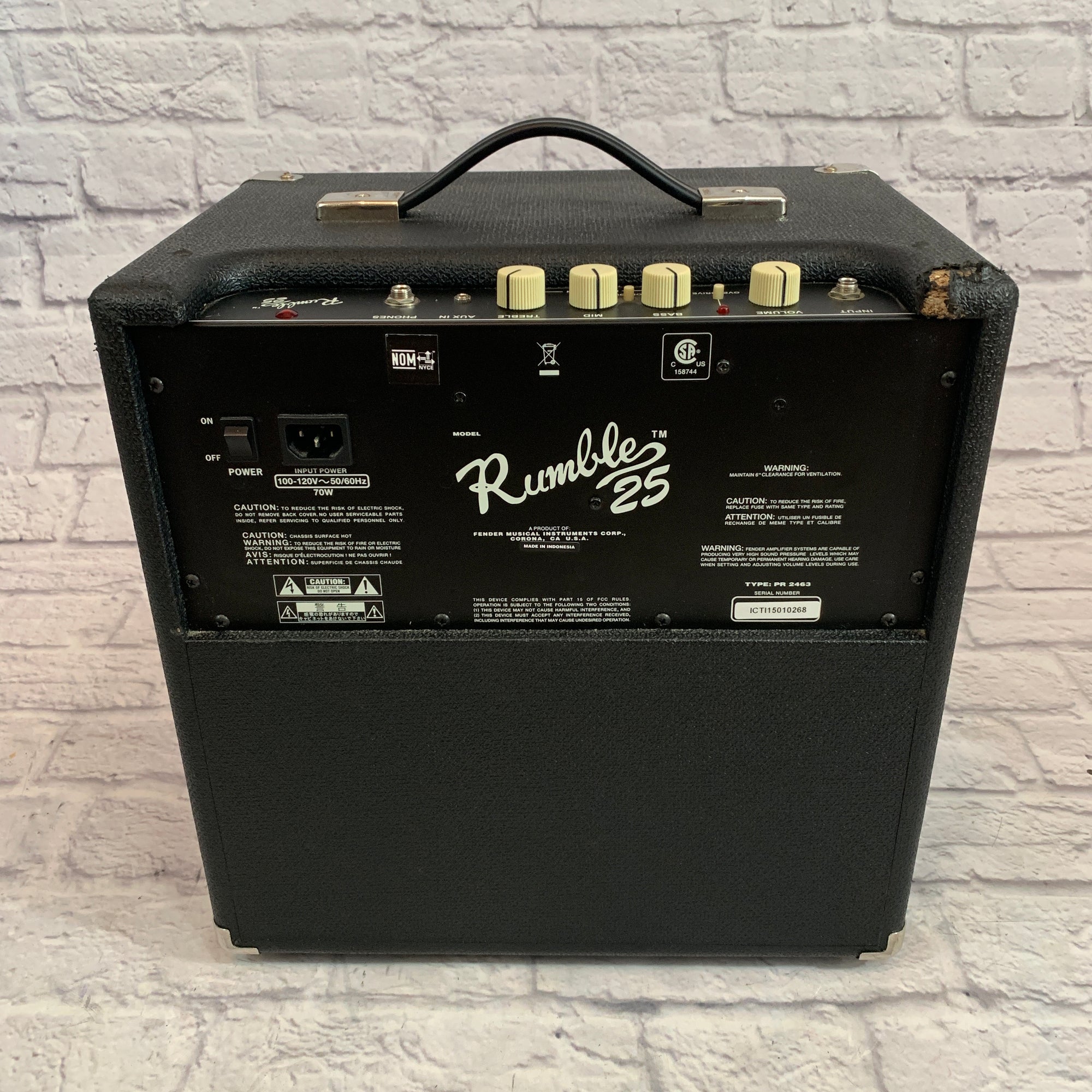 Fender Rumble 25 Bass Combo - Evolution Music