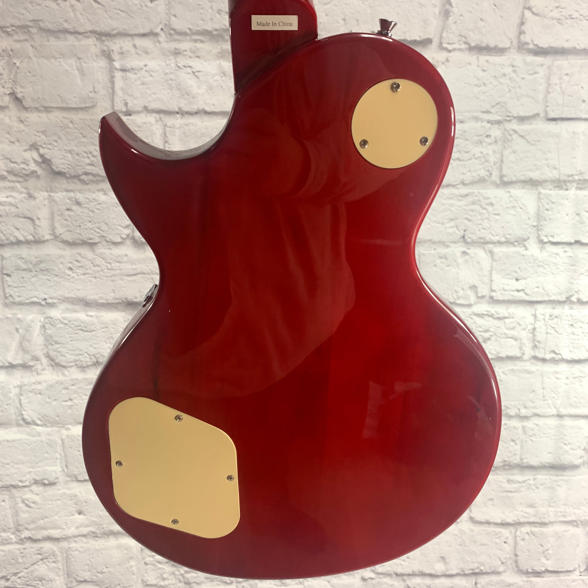 Encore LP Style Red Electric Guitar - Evolution Music