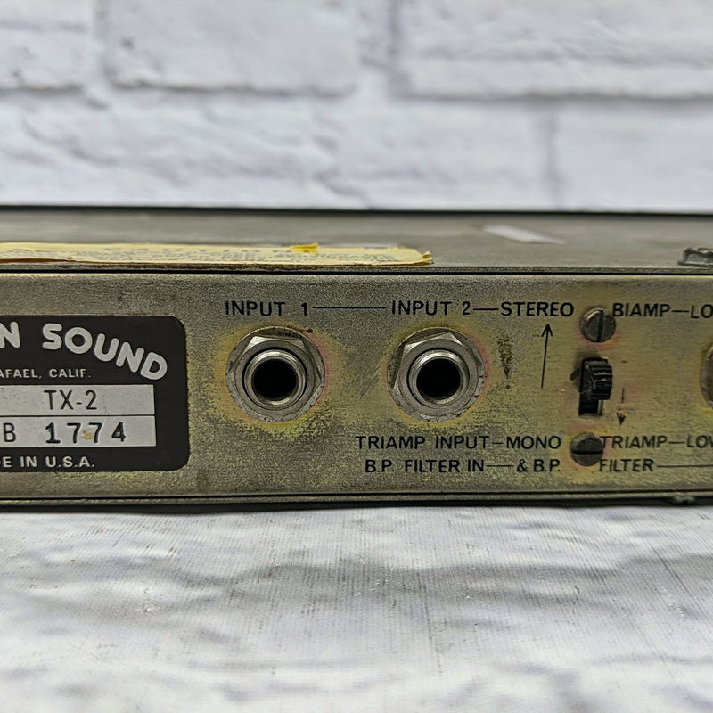 Vintage Furman TX2 Tunable Crossover and Bandpass Filter Rack ...