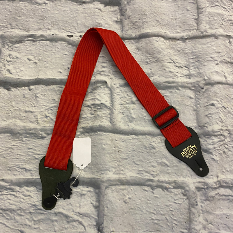 Fort Bryan Red Guitar Strap - Evolution Music