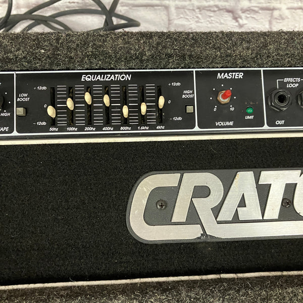 Crate B200XL Untested Bass Guitar Head - Evolution Music