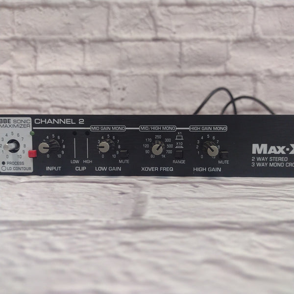 BBE Max-X3 Rack Mount Crossover - Evolution Music