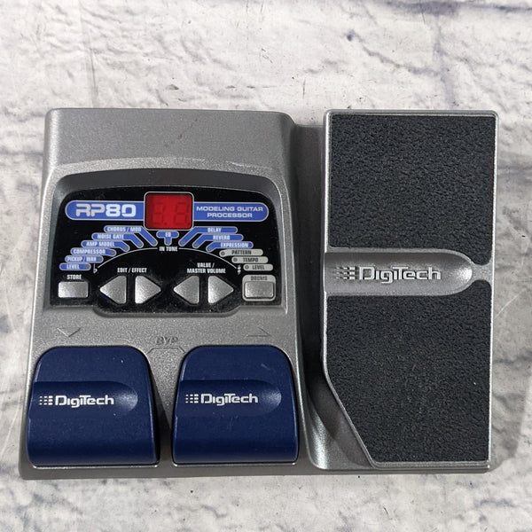 Digitech RP80 Guitar Modeling FX Pedal - No Power Supply - Evolution Music