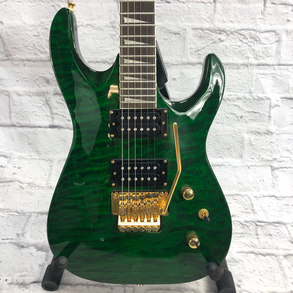 Johnson Catalyst Trans Green Quilted Maple Top Electric Guitar ...