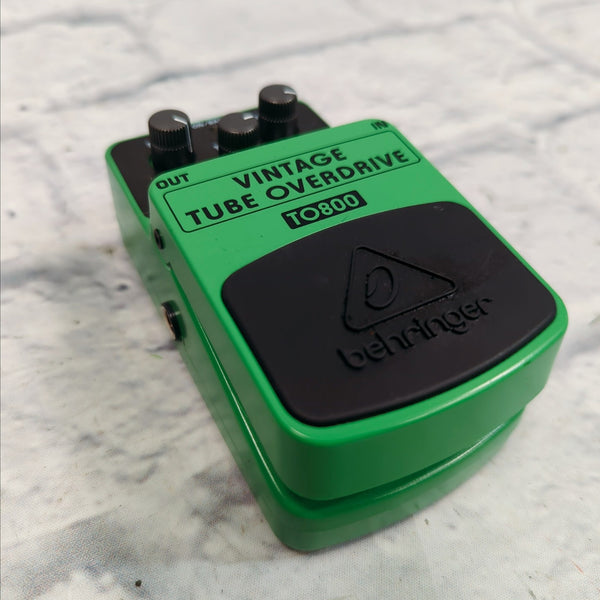 Behringer TO800 Vintage Tube Overdrive Pedal TS9 Style - Evolution Music