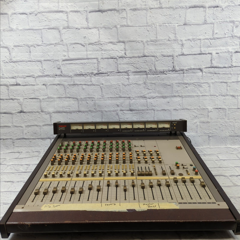 Tascam 512M 1980s 12 Channel Mixer with Meter Bridge - Evolution Music