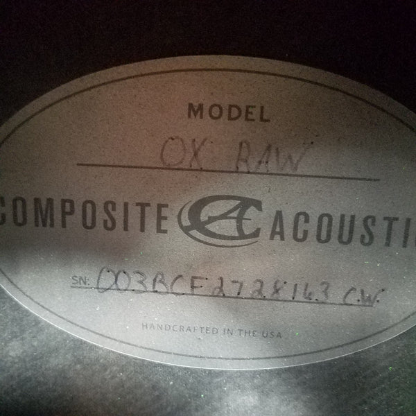 Composite Carbon Fiber Acoustic OX RAW - Evolution Music