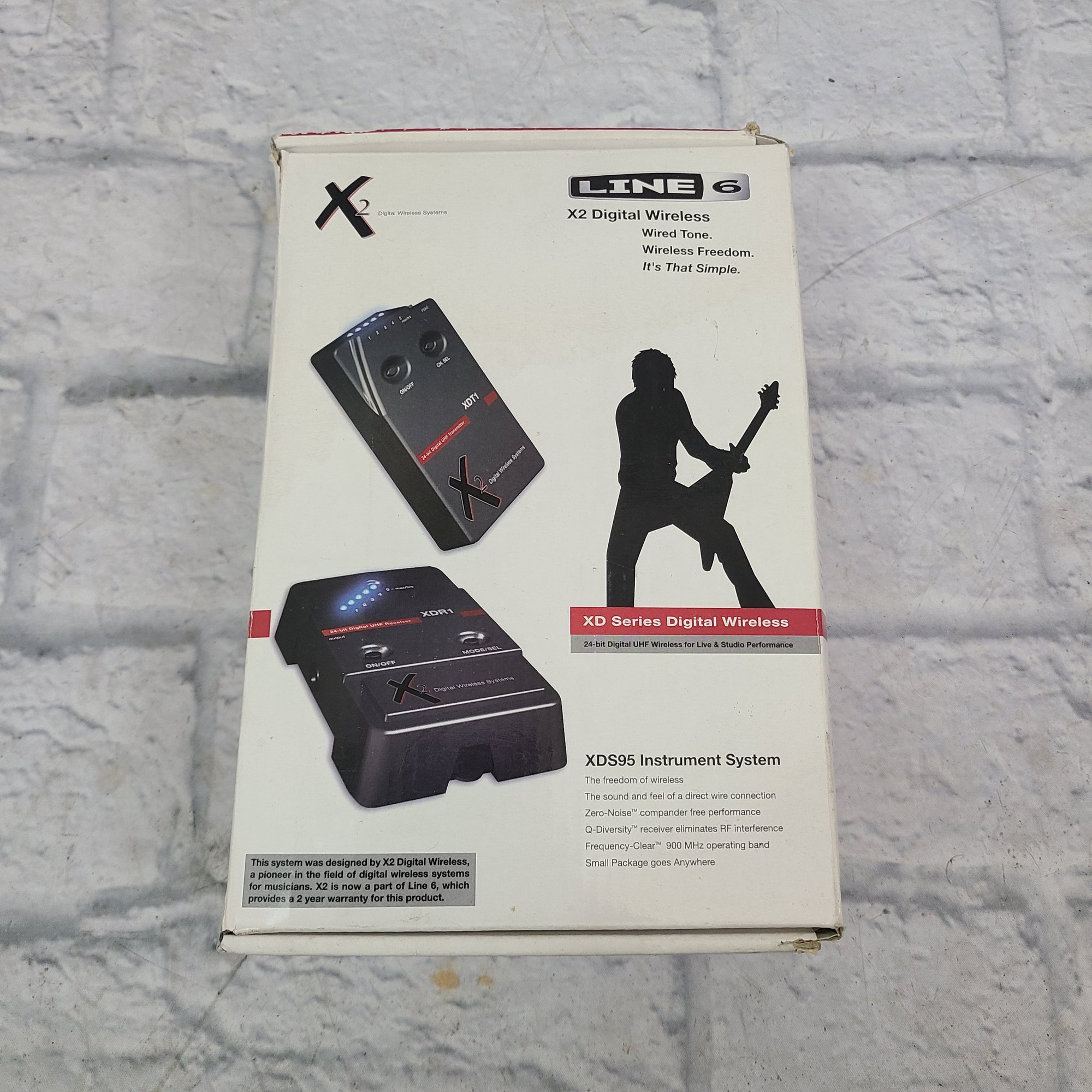 X2 Line 6 XDS95 UHF Wireless Instrument System - Evolution Music