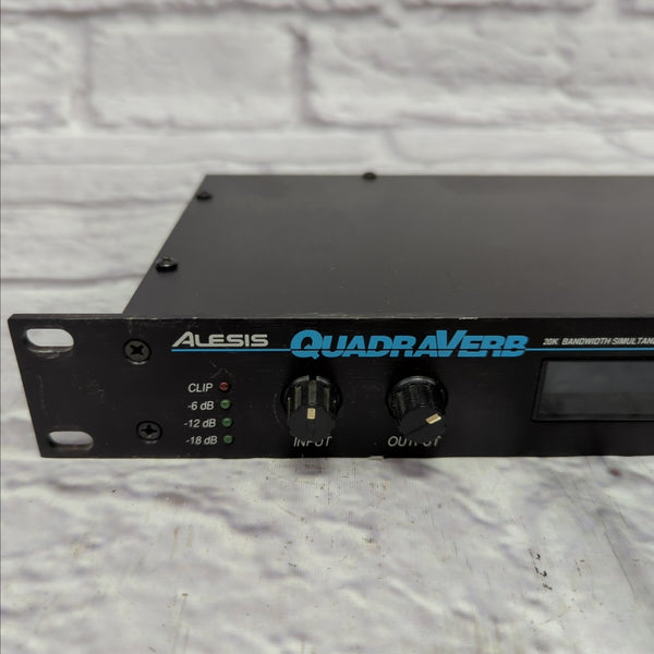 Alesis Quadraverb Reverb Rack Unit w/Power Supply - Evolution Music