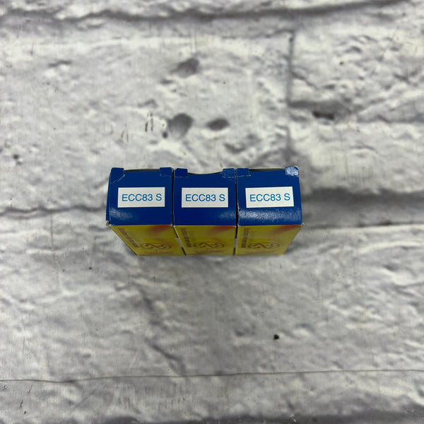 JJ Electronic ECC83S 3 Pack Amplifier Tubes - Evolution Music