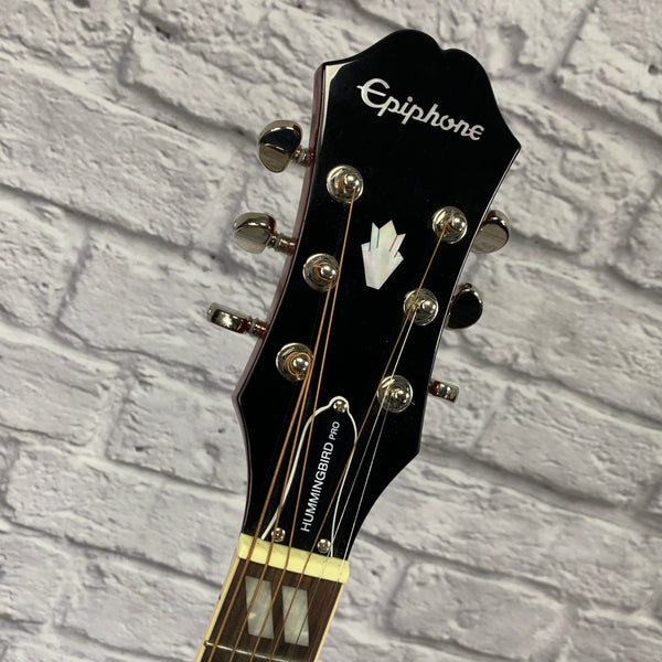Epiphone Hummingbird Pro/FC Acoustic/Electric Faded Cherry - Evolution ...